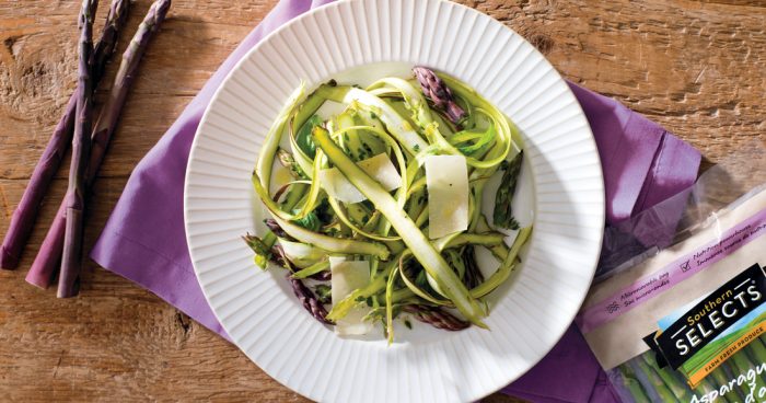 Southern Selects | Asparagus Ribbon Salad with Parmesan Recipe